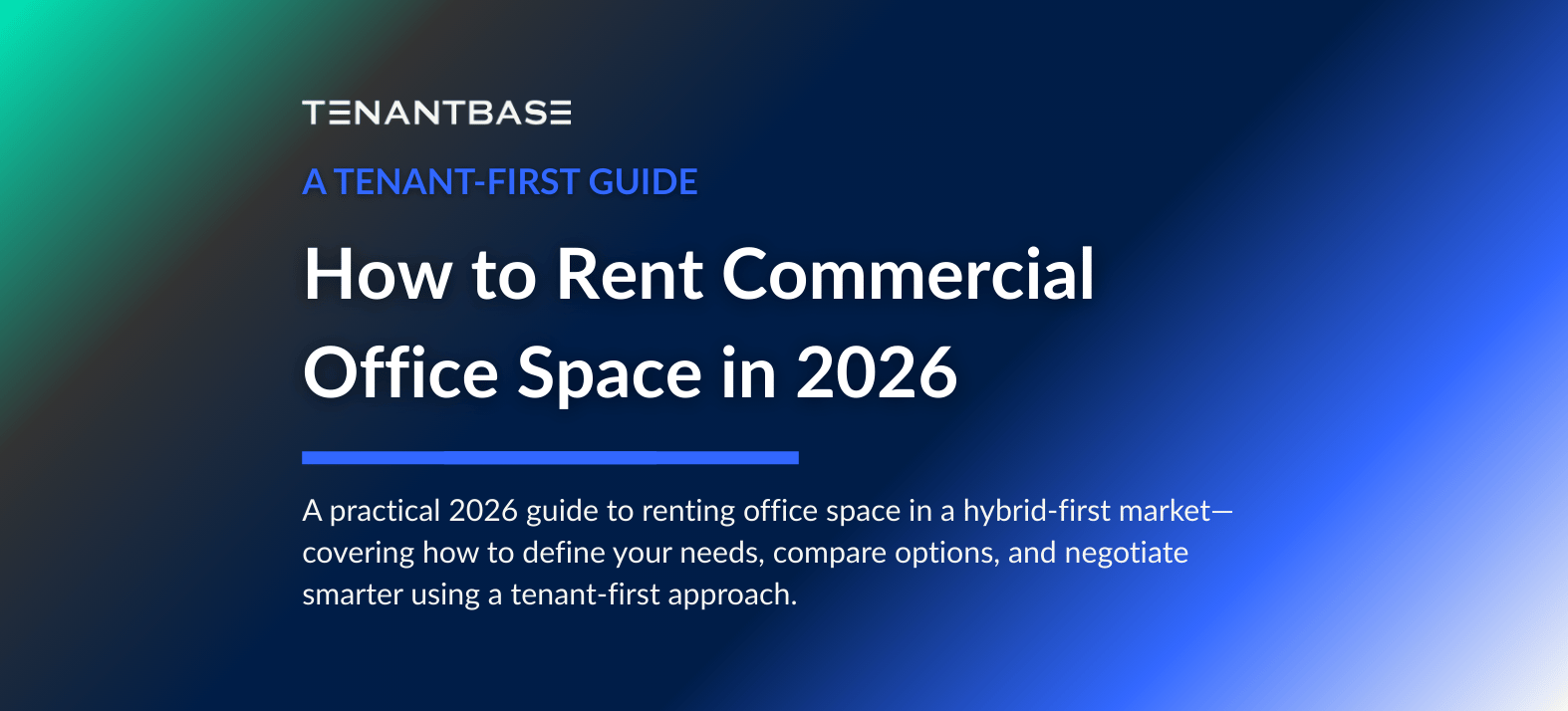 How to Rent Commercial Office Space in 2026